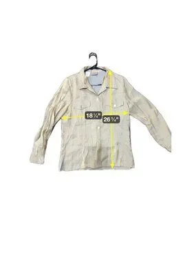 Bora Bora | Tops | Bora Bora Button Front Shirt Gold Sz Medium Metallic ...
